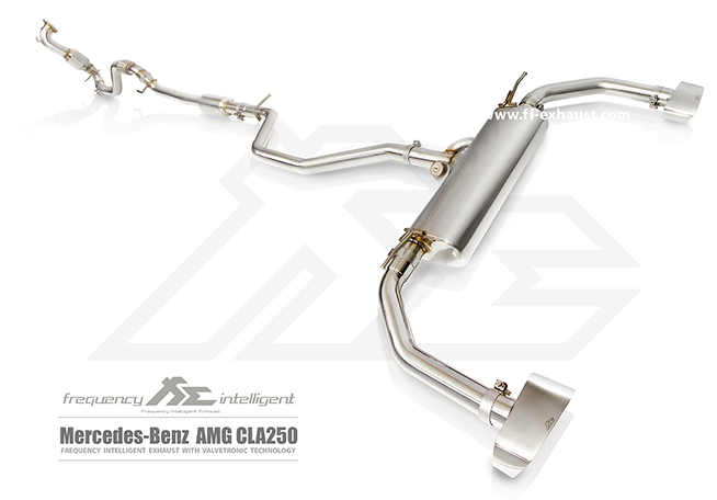 FI Exhaust Valvetronic Cat Back System For Mercedes Benz AMG CLA250 W117