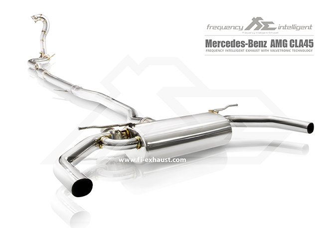 FI Exhaust Valvetronic Cat Back System For Mercedes Benz W117 AMG CLA45 2013 2016 3W Distributing Shop