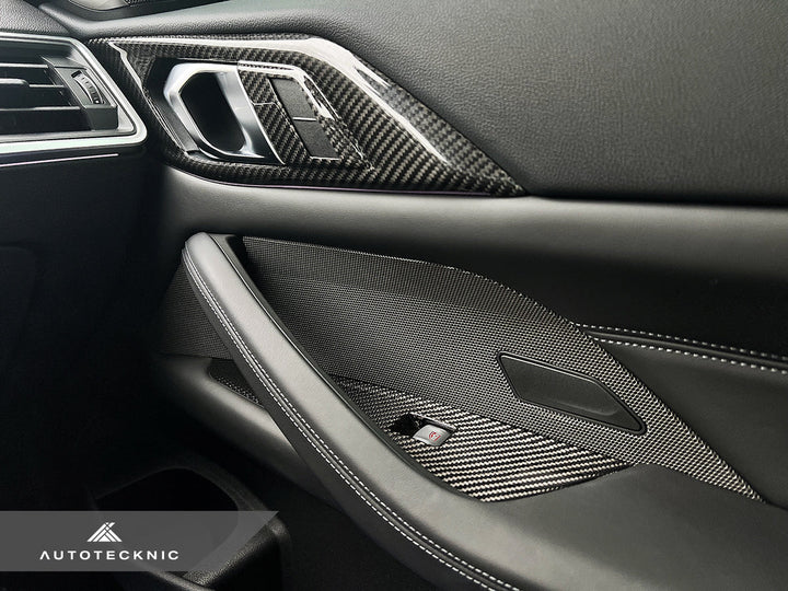 AUTOTECKNIC DRY CARBON INTERIOR DOOR HANDLE TRIM SET - G22 4-SERIES ...