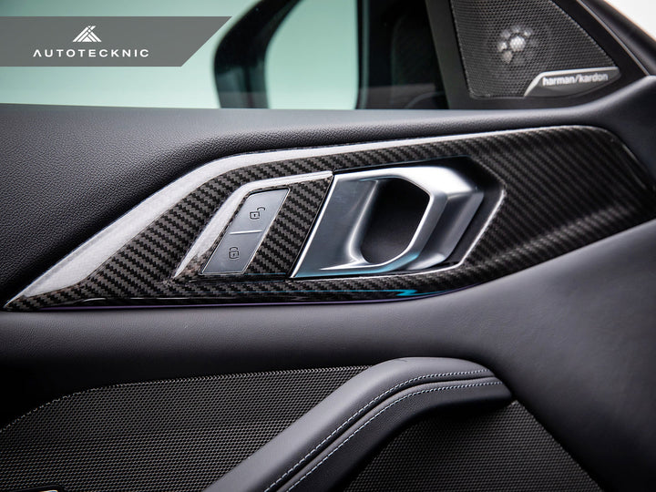 AUTOTECKNIC DRY CARBON INTERIOR DOOR HANDLE TRIM SET - G22 4-SERIES ...